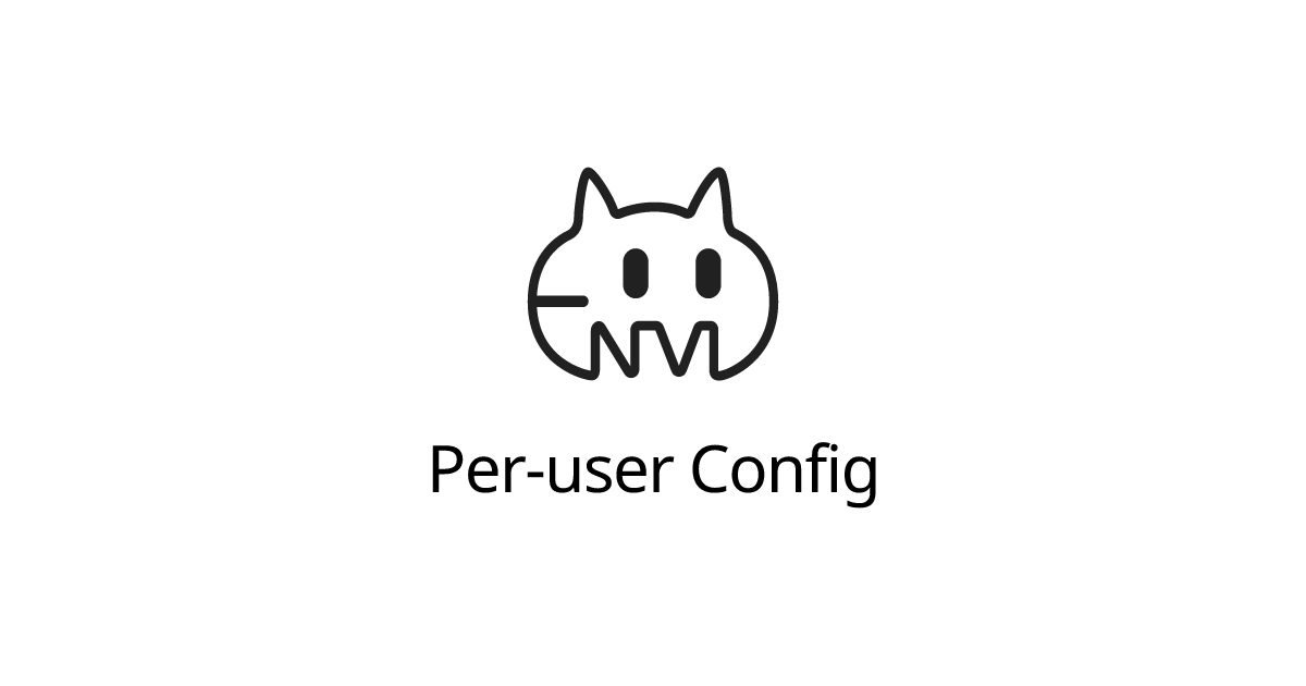 Per-user Config | envd
